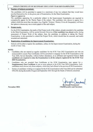 ICSE Timetable March 2025 with Instructions.pdf