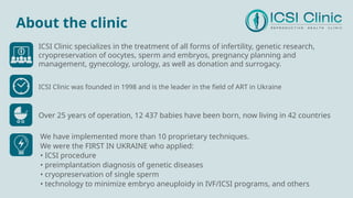 ICSI Clinic - Reproductive health clinic | PPT