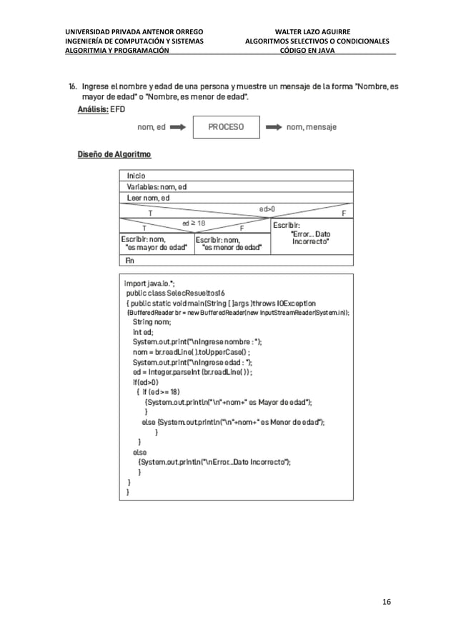 Icsi Algoyprog Practica 3 Estructura Selectiva Iii Java Vb Pdf