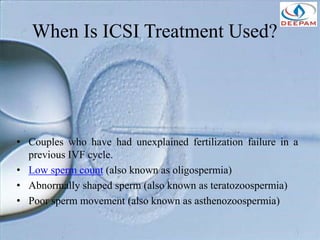 ICSI - IUI Treatment in India | PPTX