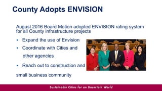 Sustainable Public Works: Benefits of Taking Envision Beyond the ...