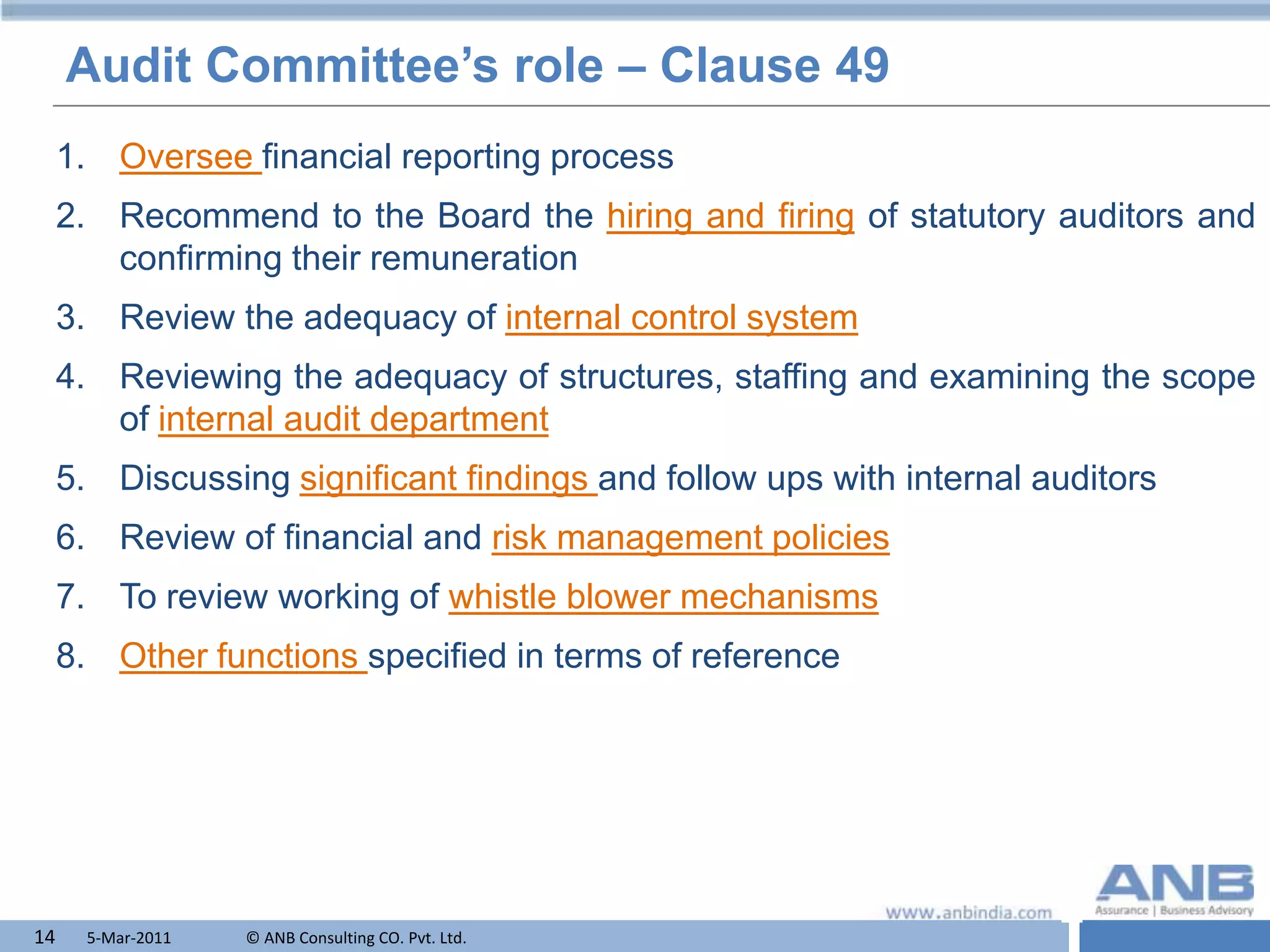 Audit Audit Commite And Risk Management | PPTX | Business Accounting ...