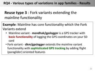 Clone-Based Variability Management in the Android Ecosystem | PPT