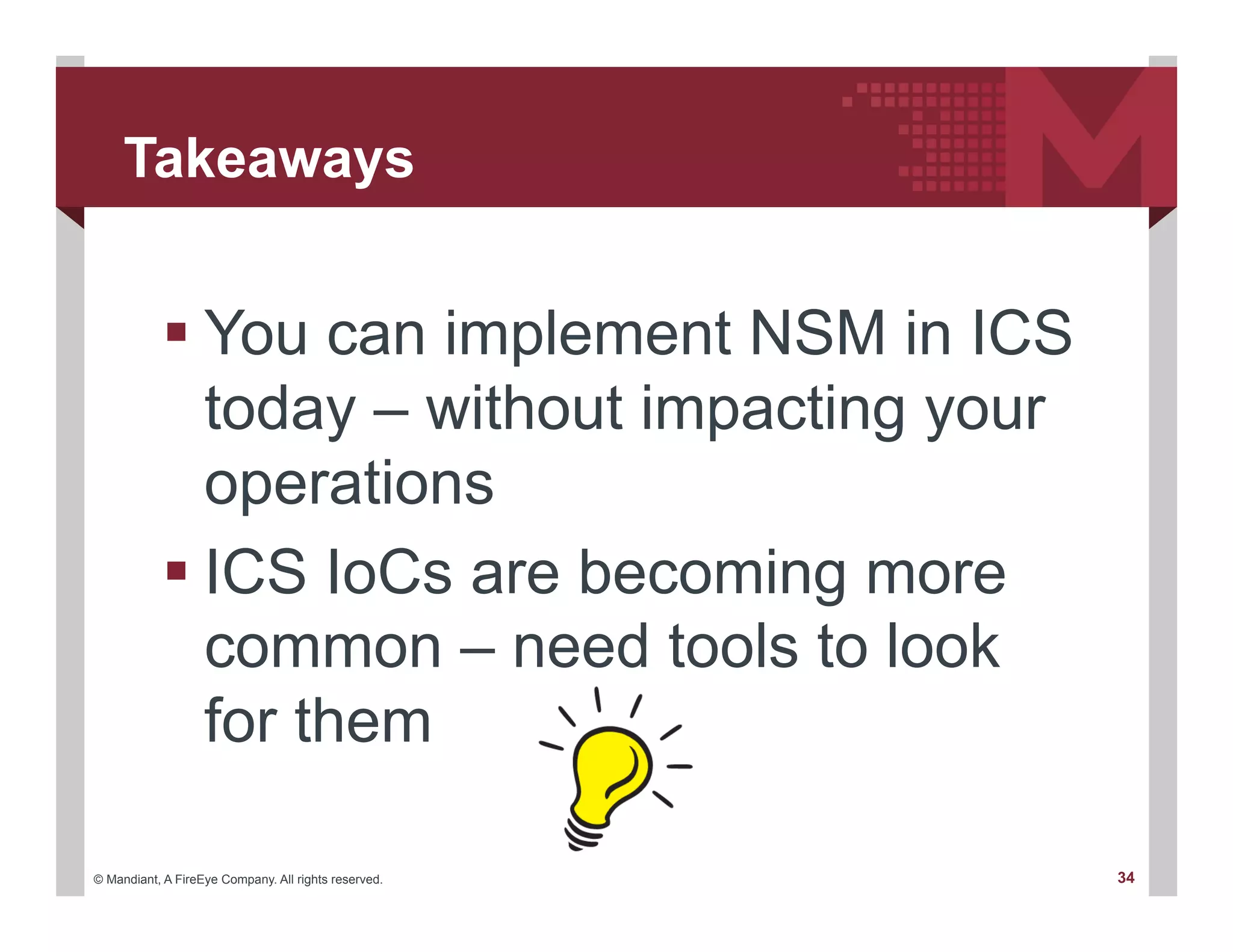 ICS Network Security Monitoring (NSM) | PPT