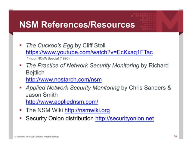 ICS Network Security Monitoring (NSM) | PPT