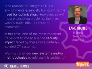 Industrial Cybersecurity Practical Tips For It Ot Collaboration Ppt