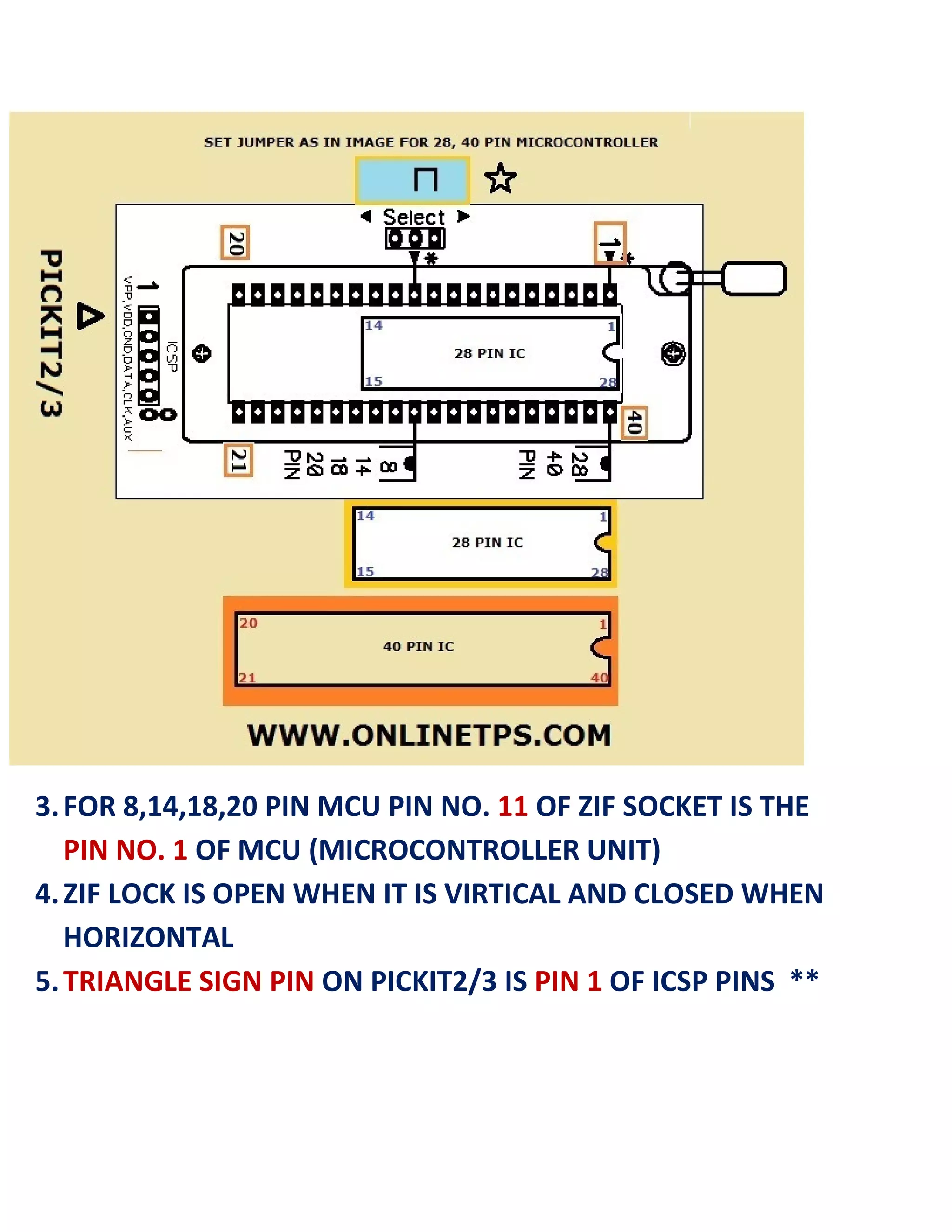 Icsp Programmer Adapter For Microchip Pickit2 Pickit3 Pdf