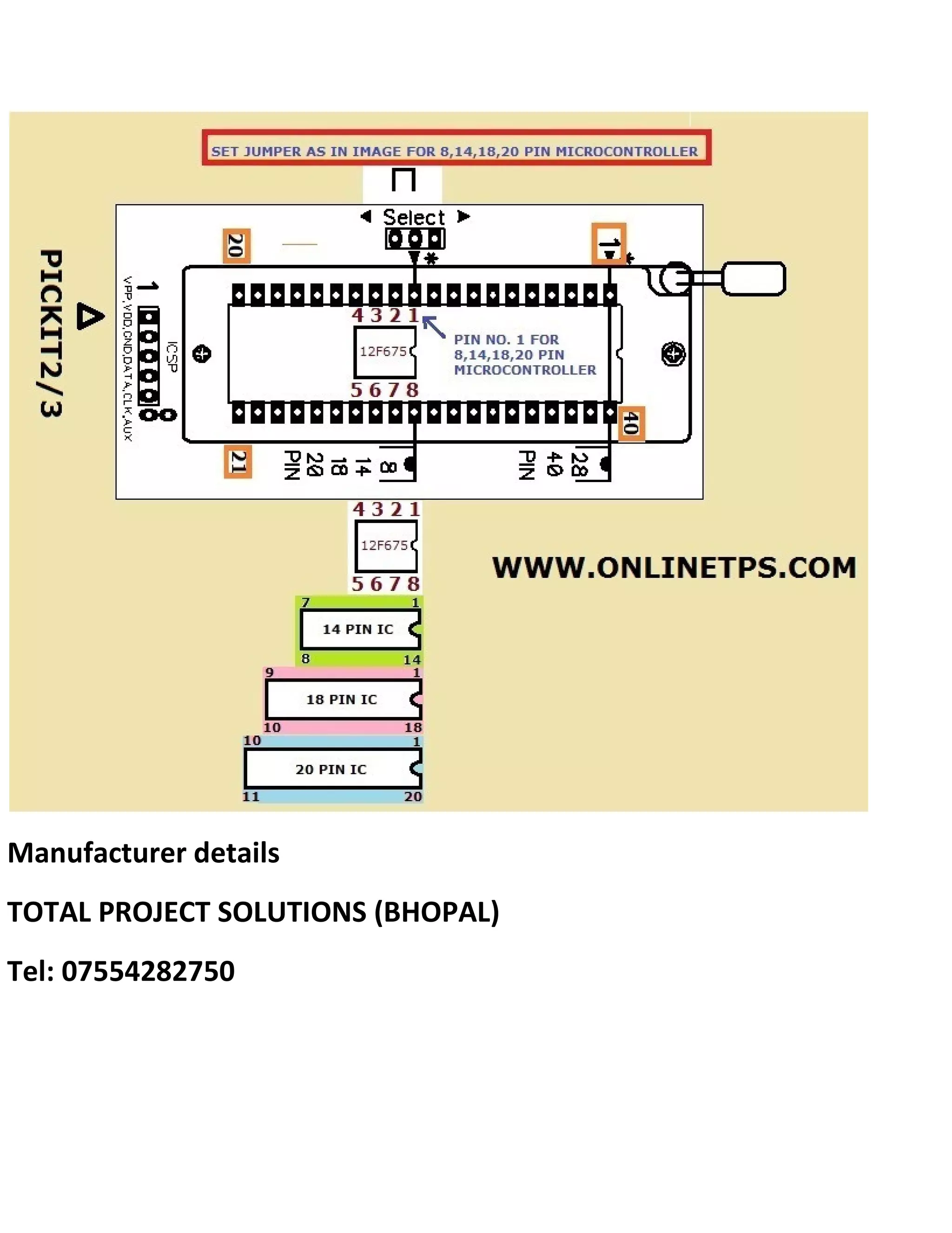 Icsp Programmer Adapter For Microchip Pickit2 Pickit3 Pdf