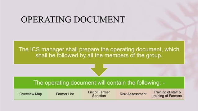 Ics ppt | PPTX | Agriculture | Industries