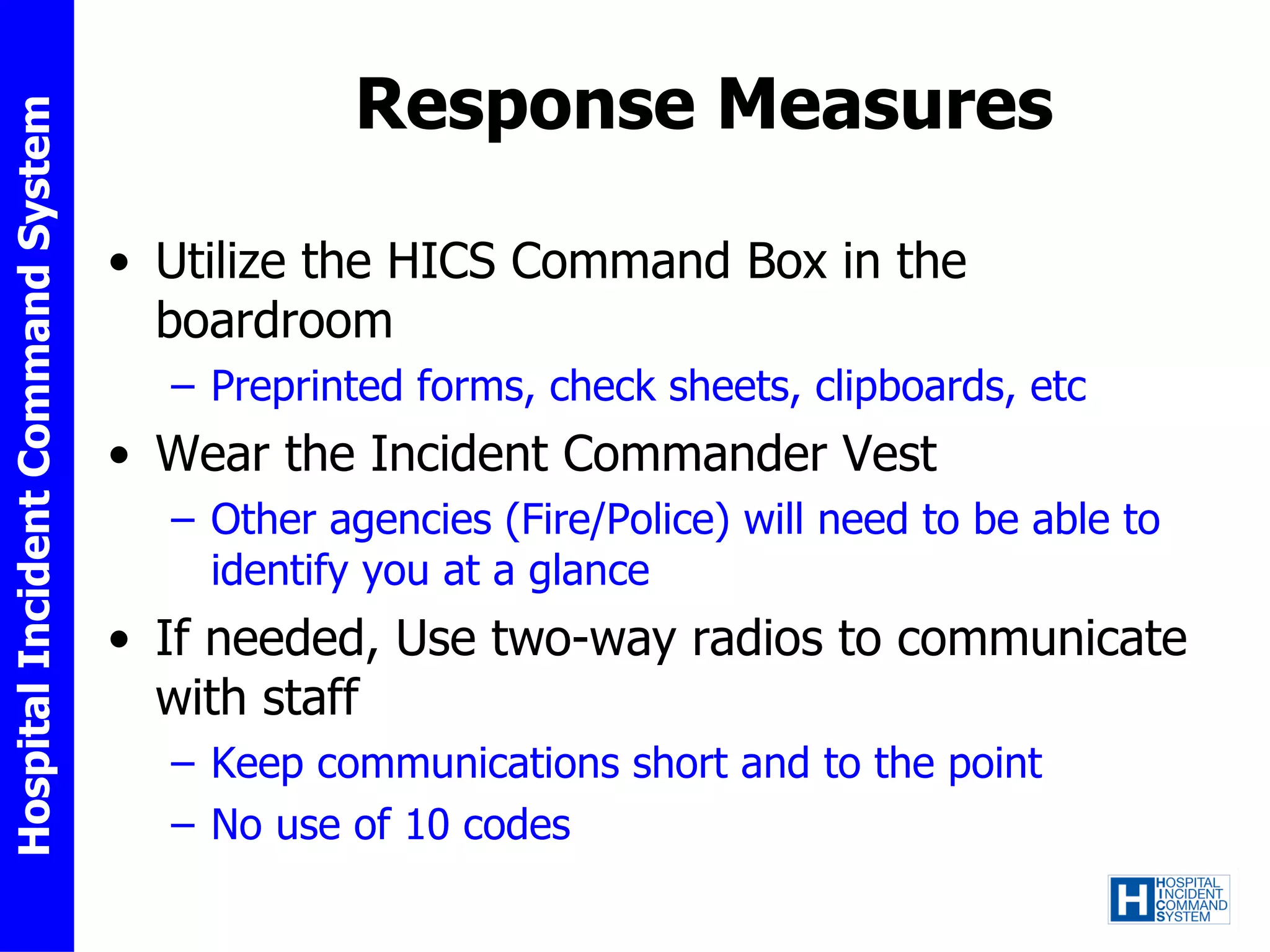 ICS Review & Response | PPT
