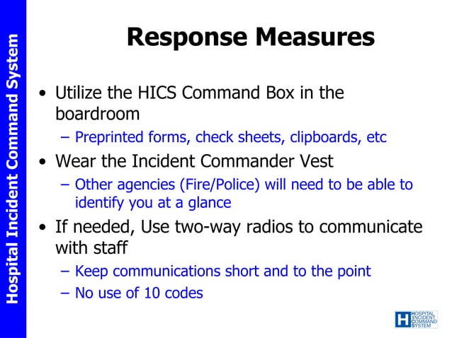 ICS Review & Response | PPT