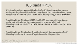 ICS Role in COPD, Management based on GOLD 2023.pptx