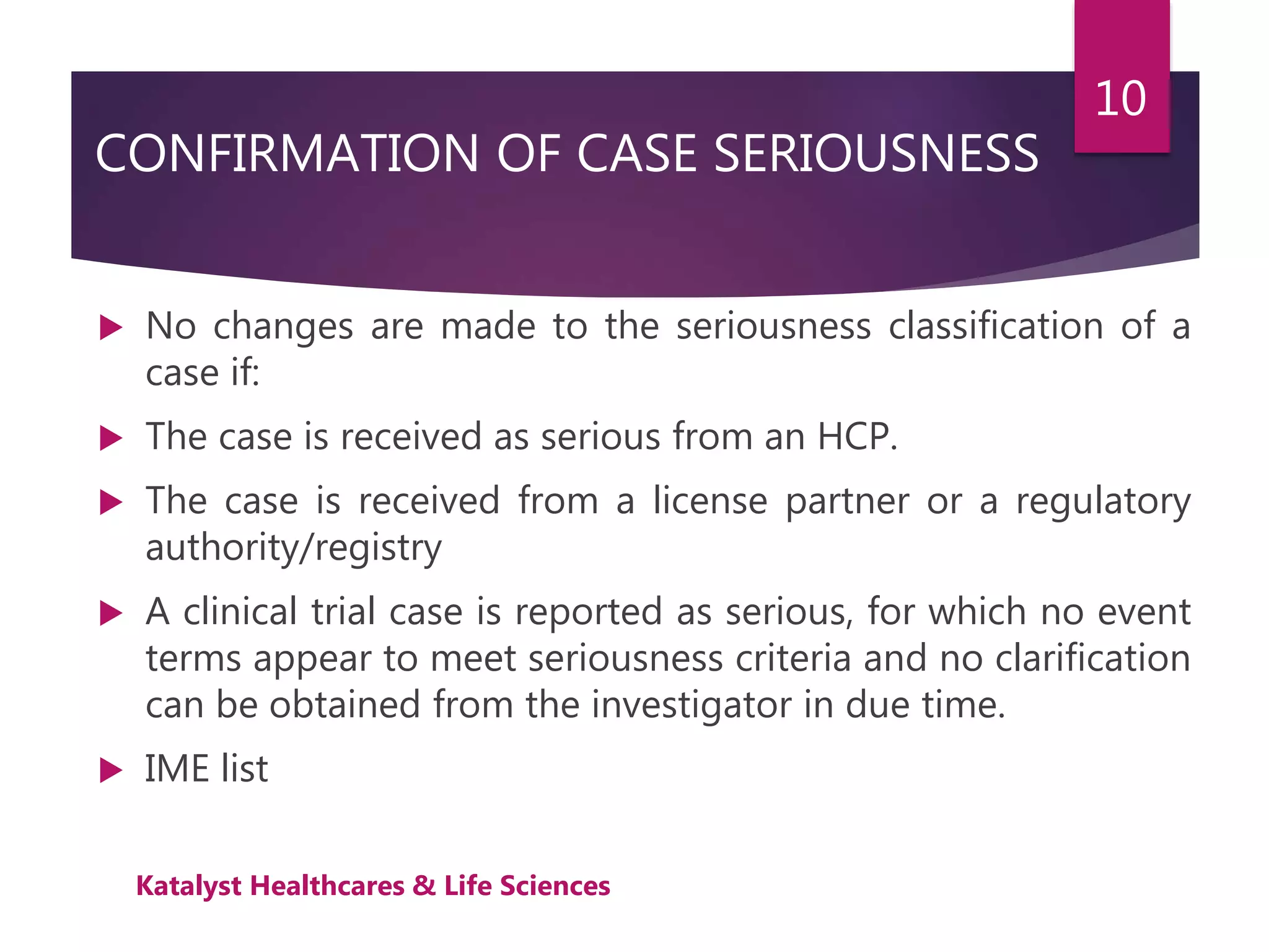 ICSR Workflow & Management_Katalyst HLS | PPTX