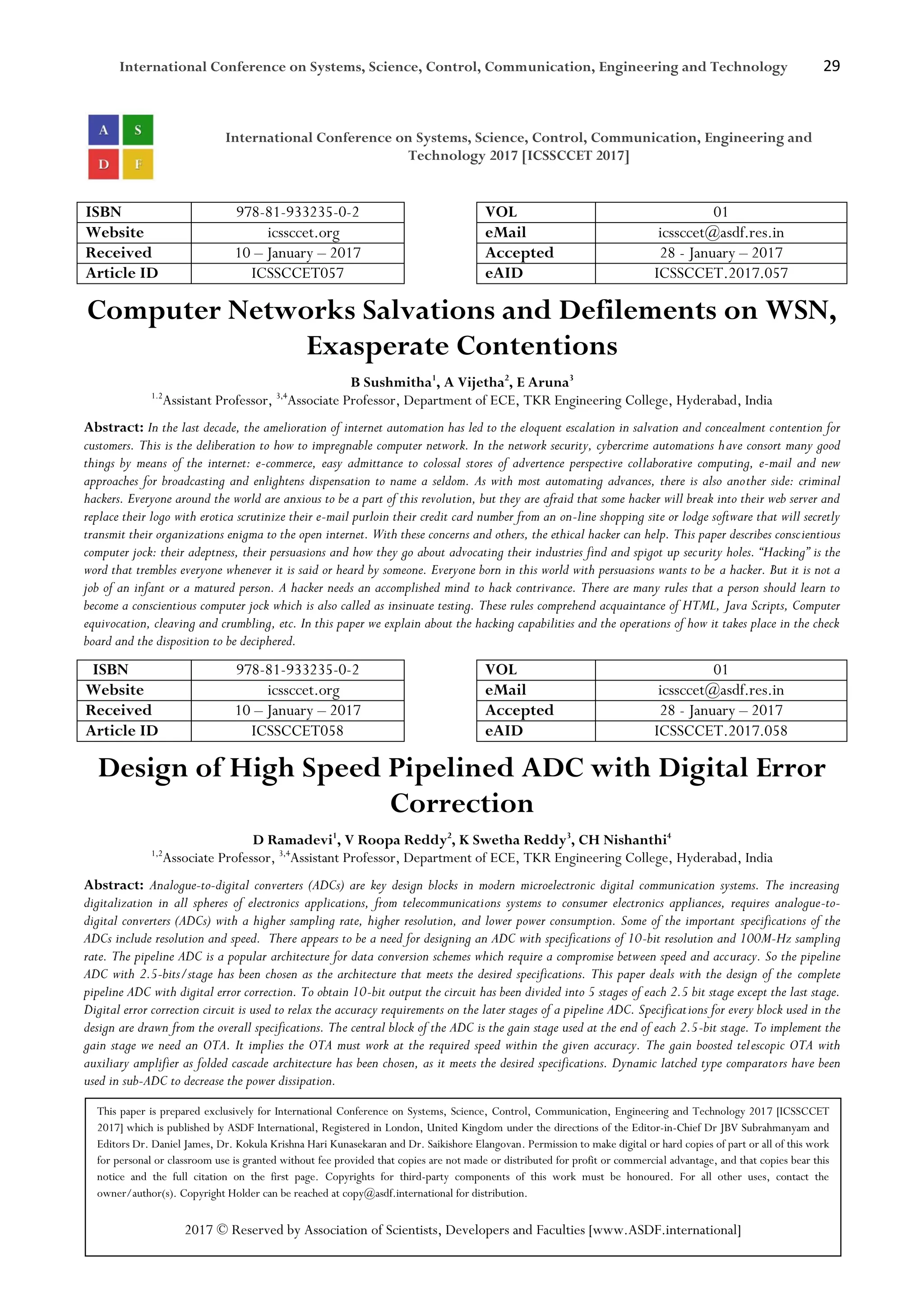 Computer Networks Salvations and Defilements on WSN, Exasperate Contentions | PDF