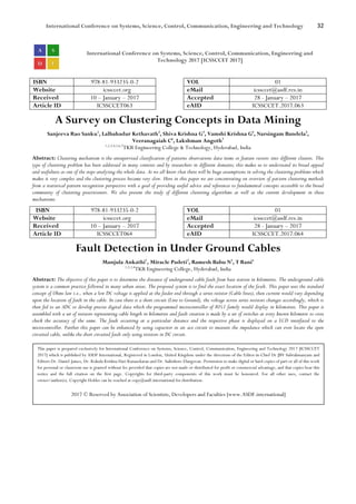 A Survey on Clustering Concepts in Data Mining | PDF