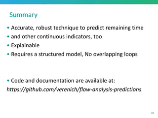 White-box prediction of process performance indicators via flow analysis | PPT