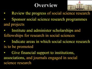 ICSSR Arun Joseph MLISc | PPTX