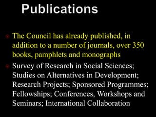 ICSSR Arun Joseph MLISc | PPTX