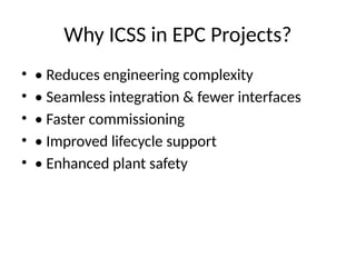 ICSS Training for EPC Engineers Detailed design | PPTX