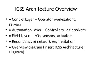 ICSS Training for EPC Engineers Detailed design | PPTX