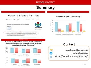 Characterizing Defective Configuration Scripts Used for Continuous ...
