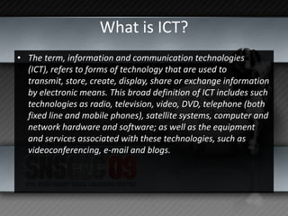 Information and Communication Technology | PPT