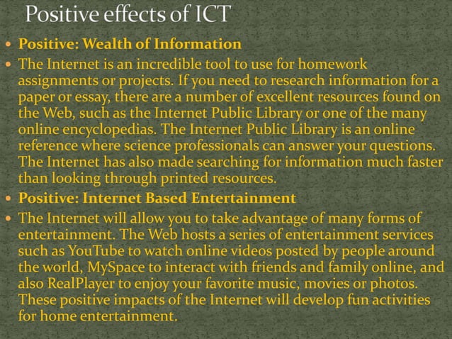 Ict homework | PPT