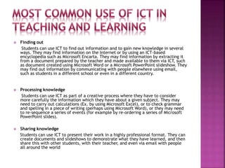 Information & Communication Technology (ICT) | PPT