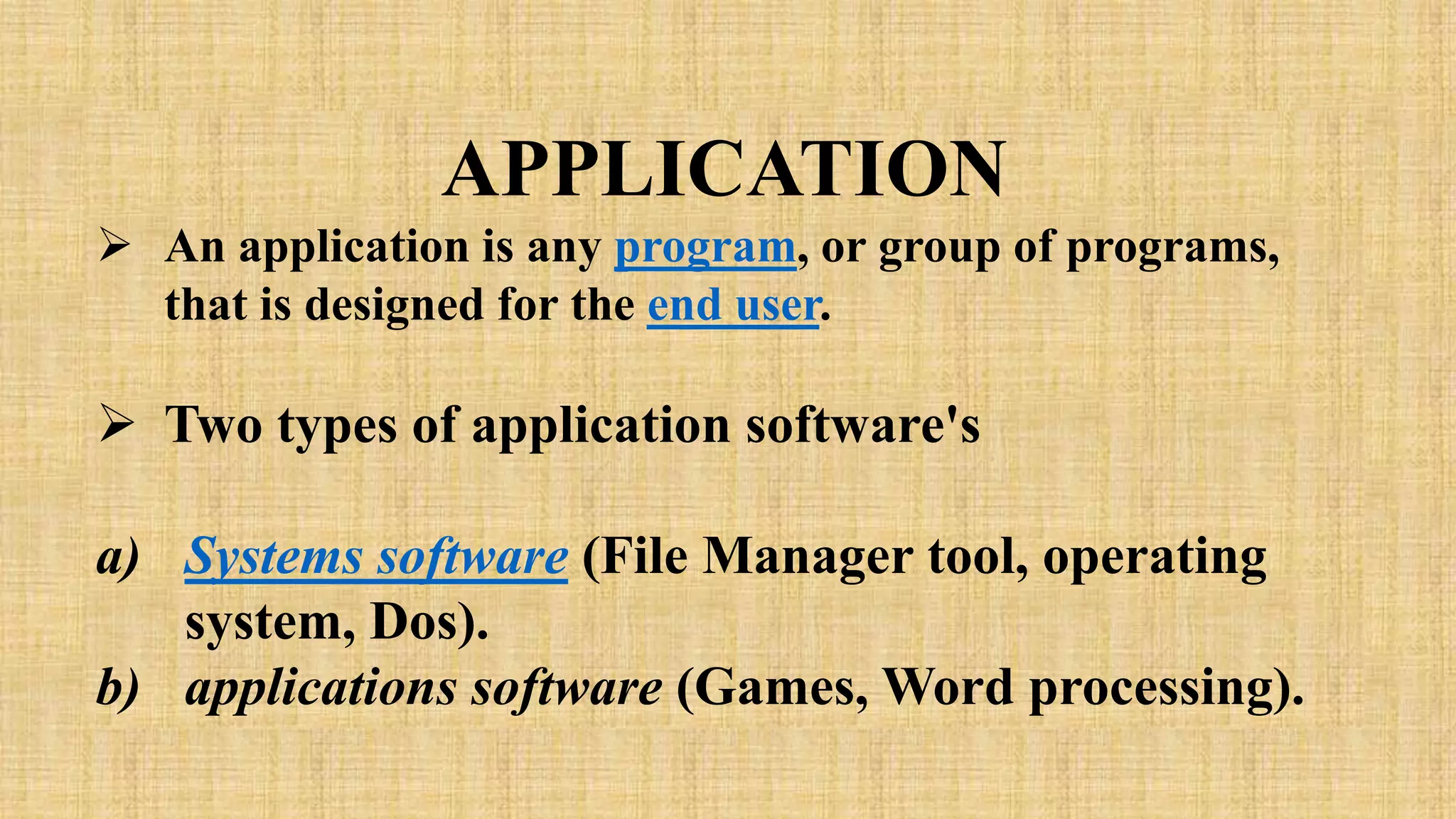 COMPUTER AND ITS APPLICATION: PROCESS OF MEMORY | PPTX