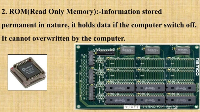COMPUTER AND ITS APPLICATION: PROCESS OF MEMORY | PPT