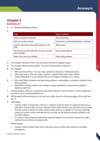 Information and communication technology Textbook answers | PDF