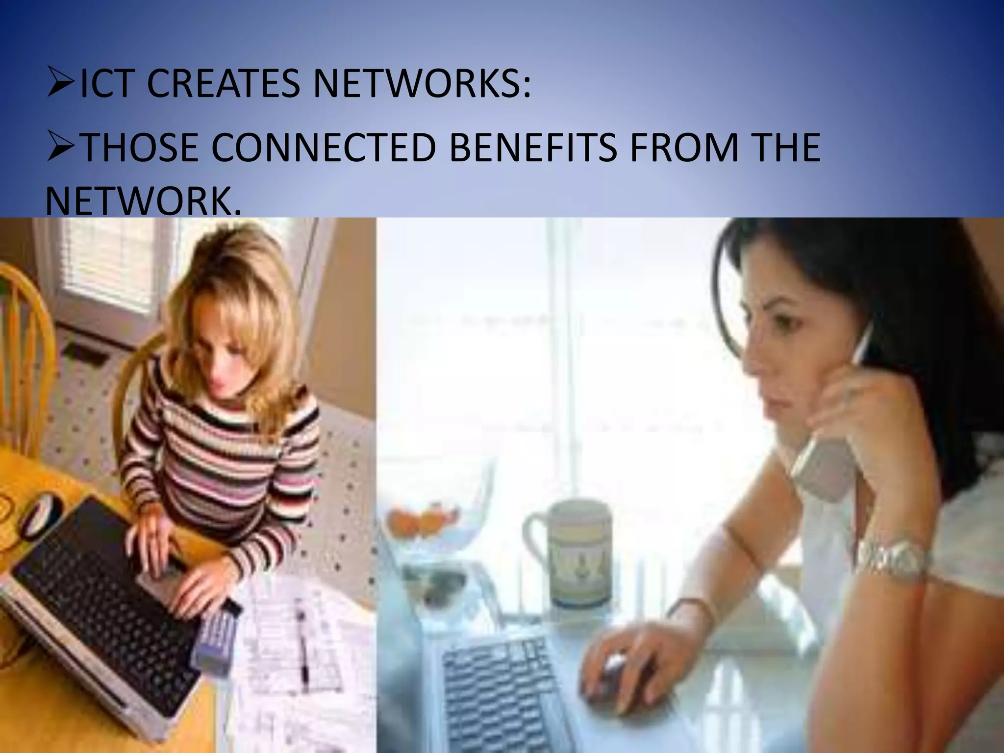 ICT Definition Characteristics and ICT usage in Education | PPTX