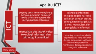 Informations, Communications, and Technologies | PPTX