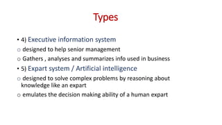 concept , types and components if information technology | PPT