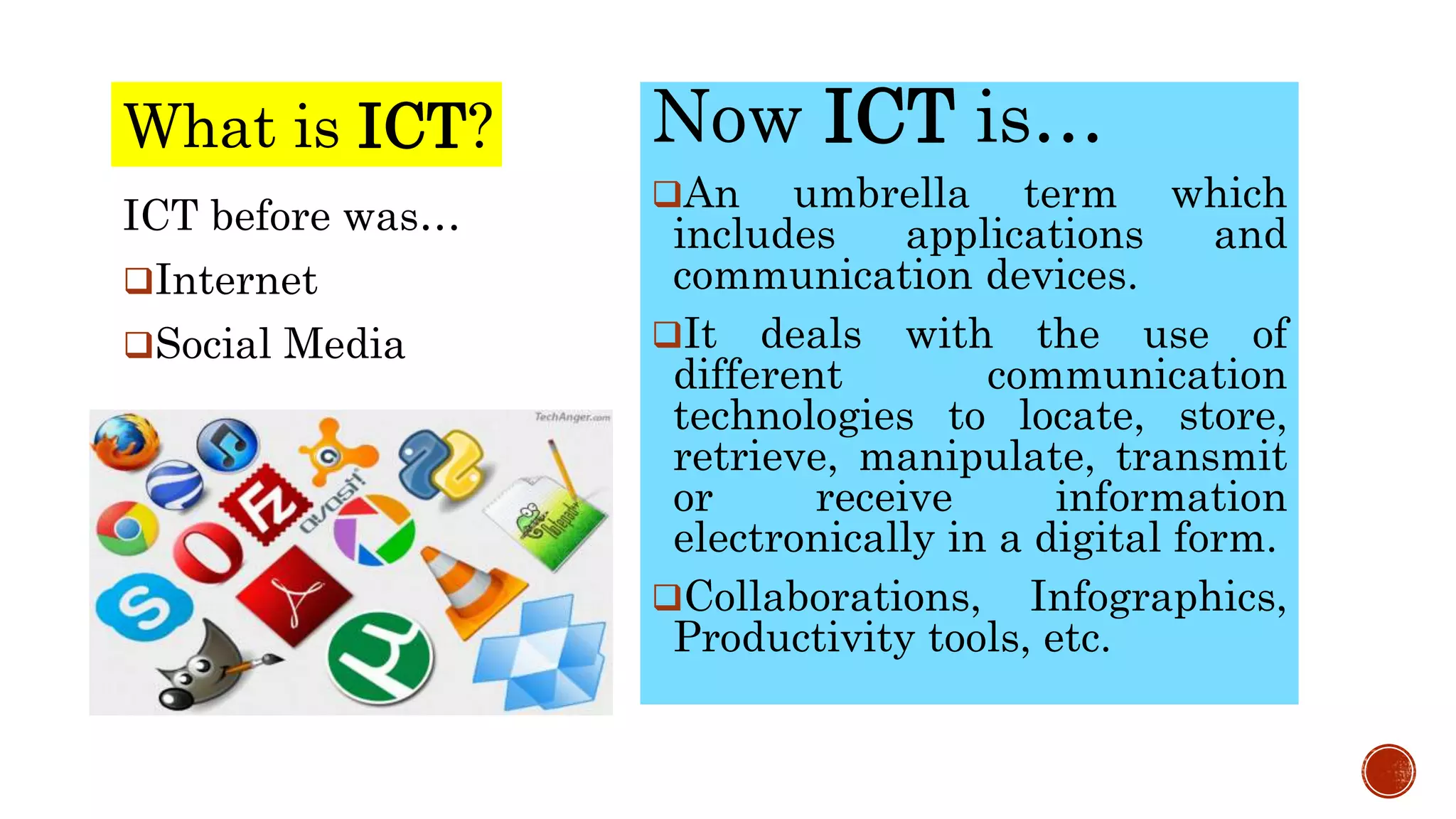 ICT, Internet and WWW | PPTX