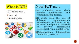 ICT, Internet and WWW | PPTX