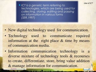Use of ICT in teaching of Islamic Studies and Urdu subjects. | PPTX