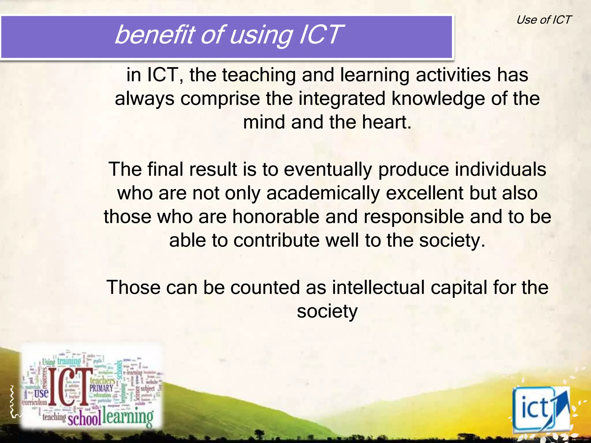 Use of ICT in teaching of Islamic Studies and Urdu subjects. | PPTX