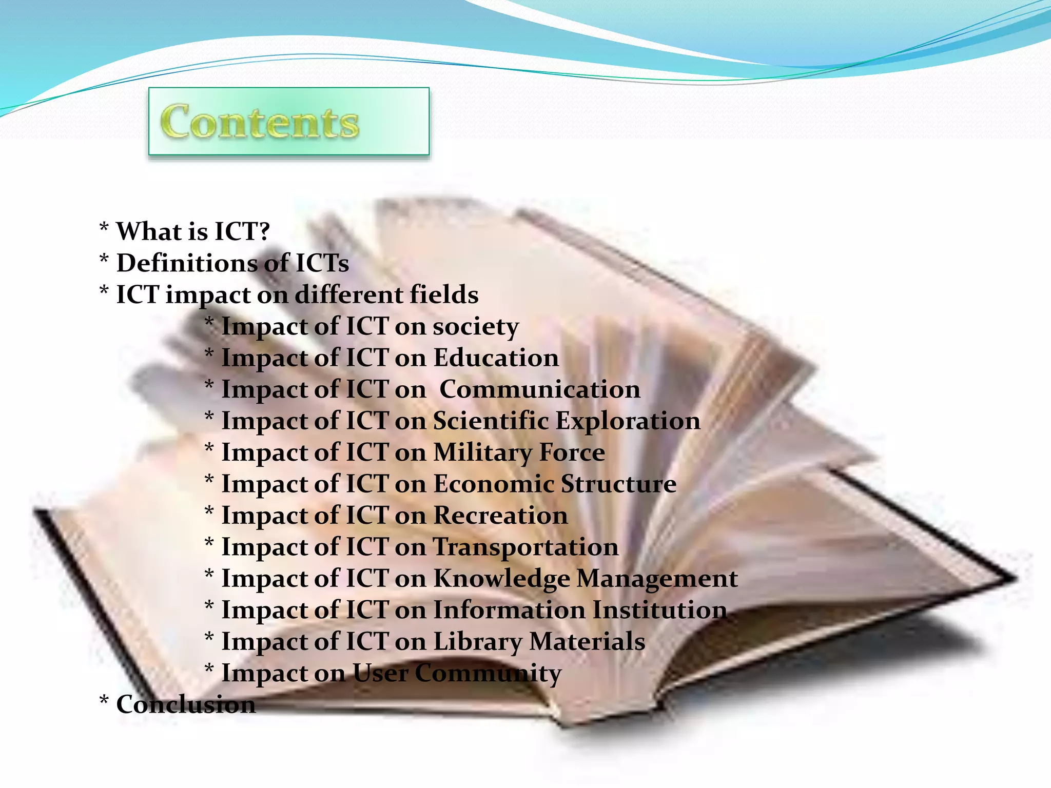 Impact of ICT on Society | PPTX