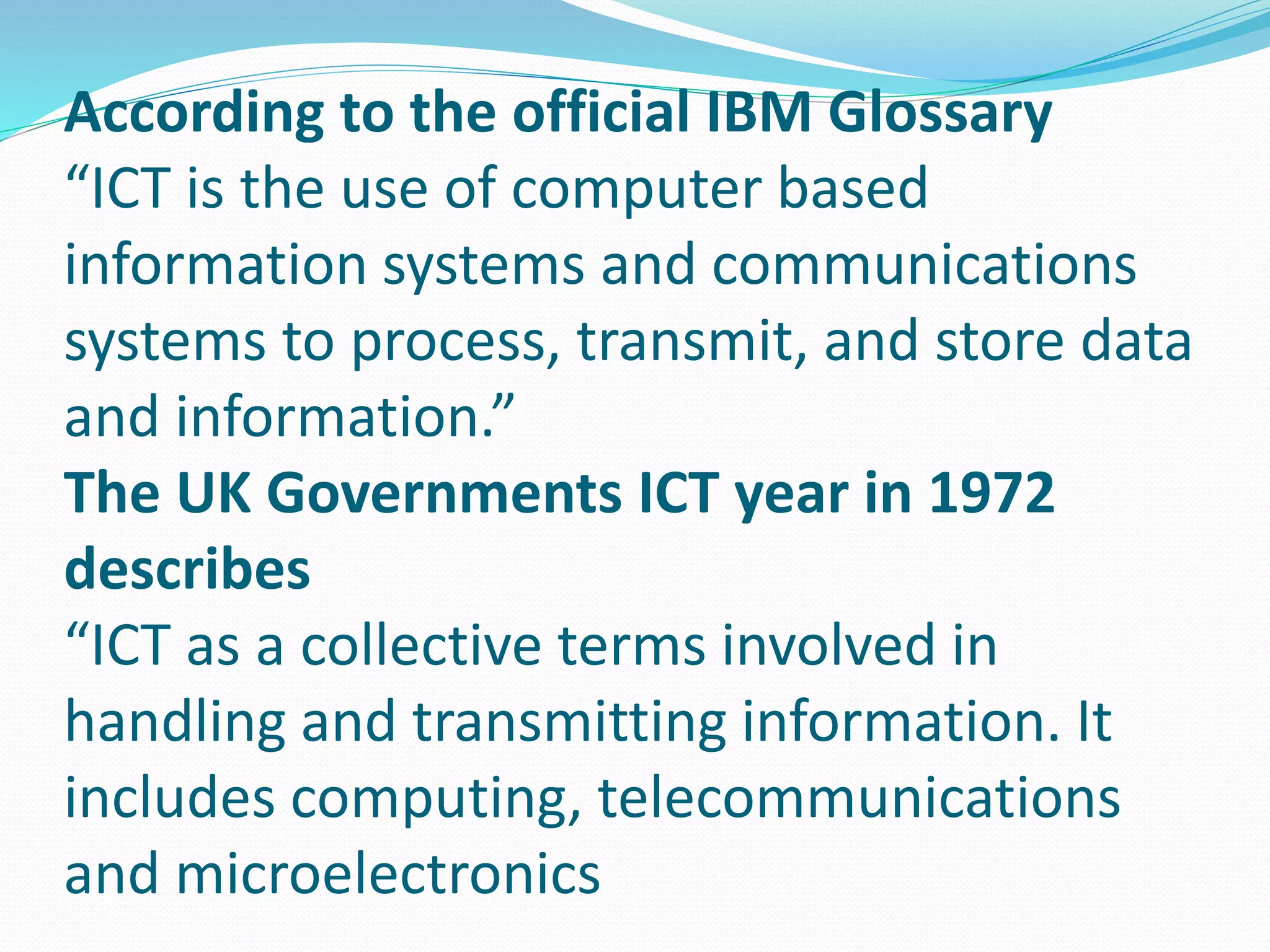 Impact of ICT on Society | PPTX