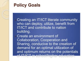 ICT IN EDUCATION INDIA | PPTX