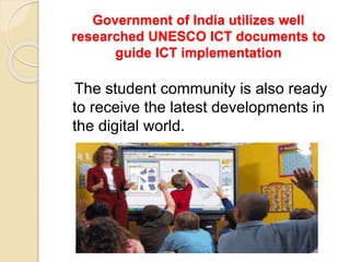 ICT IN EDUCATION INDIA | PPTX