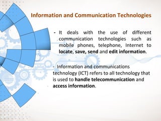 Introduction to ICT | PDF