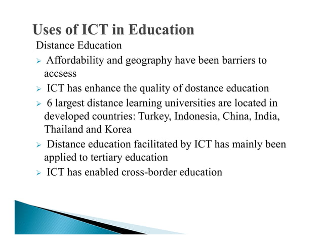 Role of ICT in Education_____________ppt | PPT