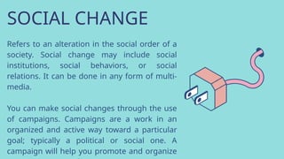 ICT PROJECT FOR SOCIAL CHANGE-EMPOWERMENT | PPTX