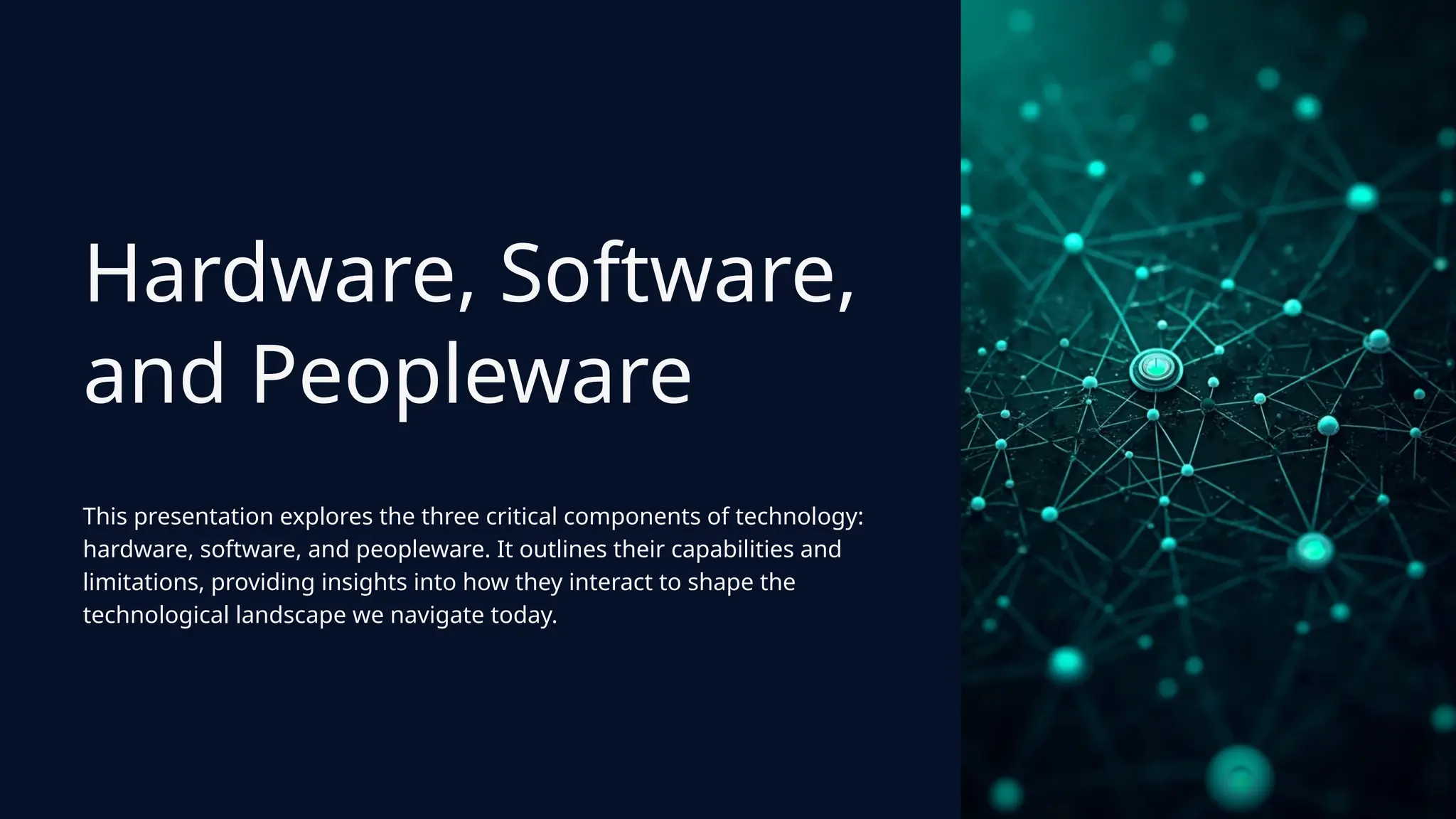 hardware people ware and soft ware and limitationspptx | PPTX