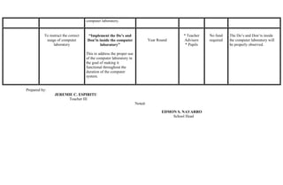ICT - Action Plan in Learning and Development (ICT) ACTION PLAN.docx