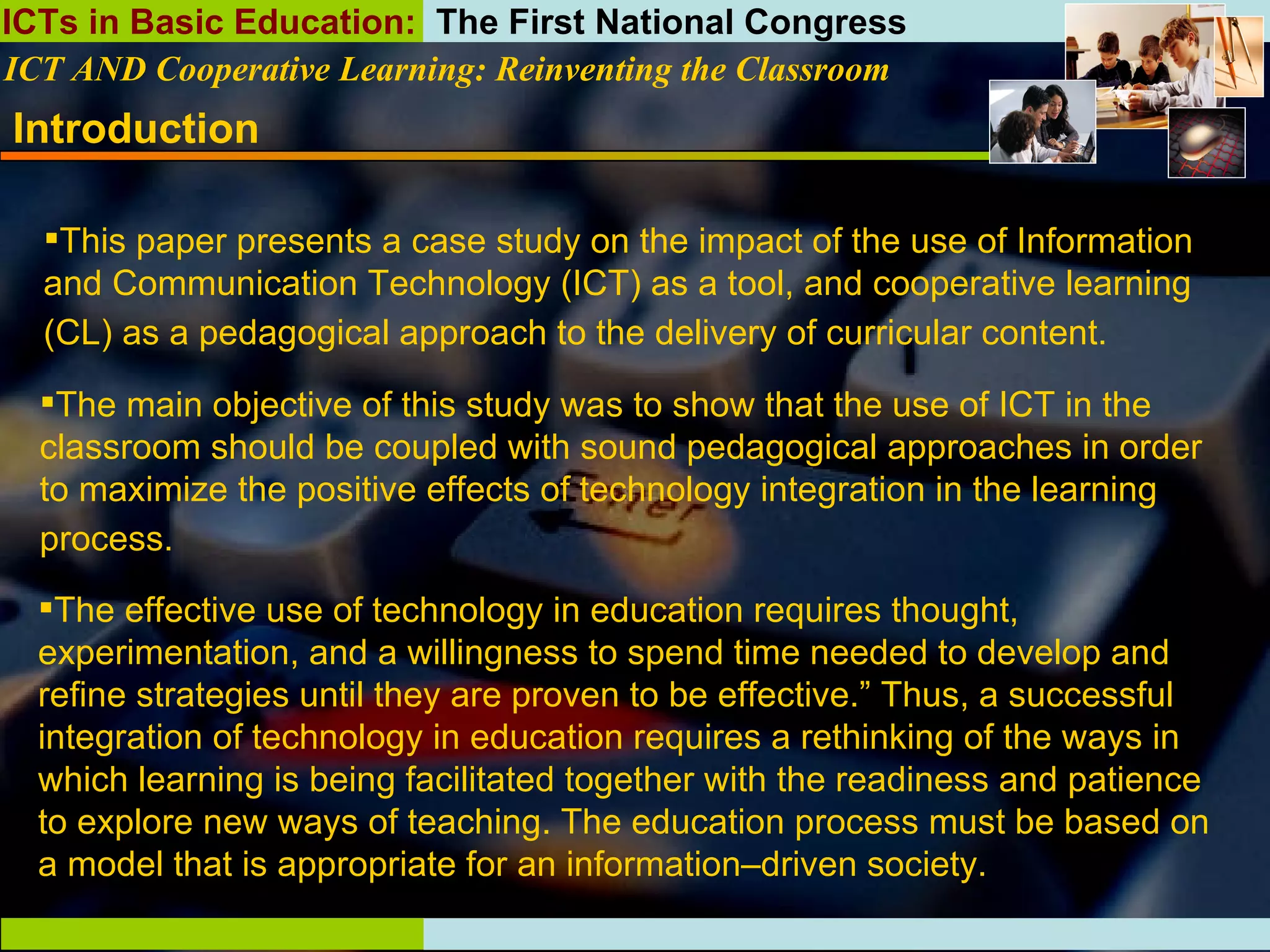 ICT and Cooperative Learning-Reinventing the Classroom | PPS ...