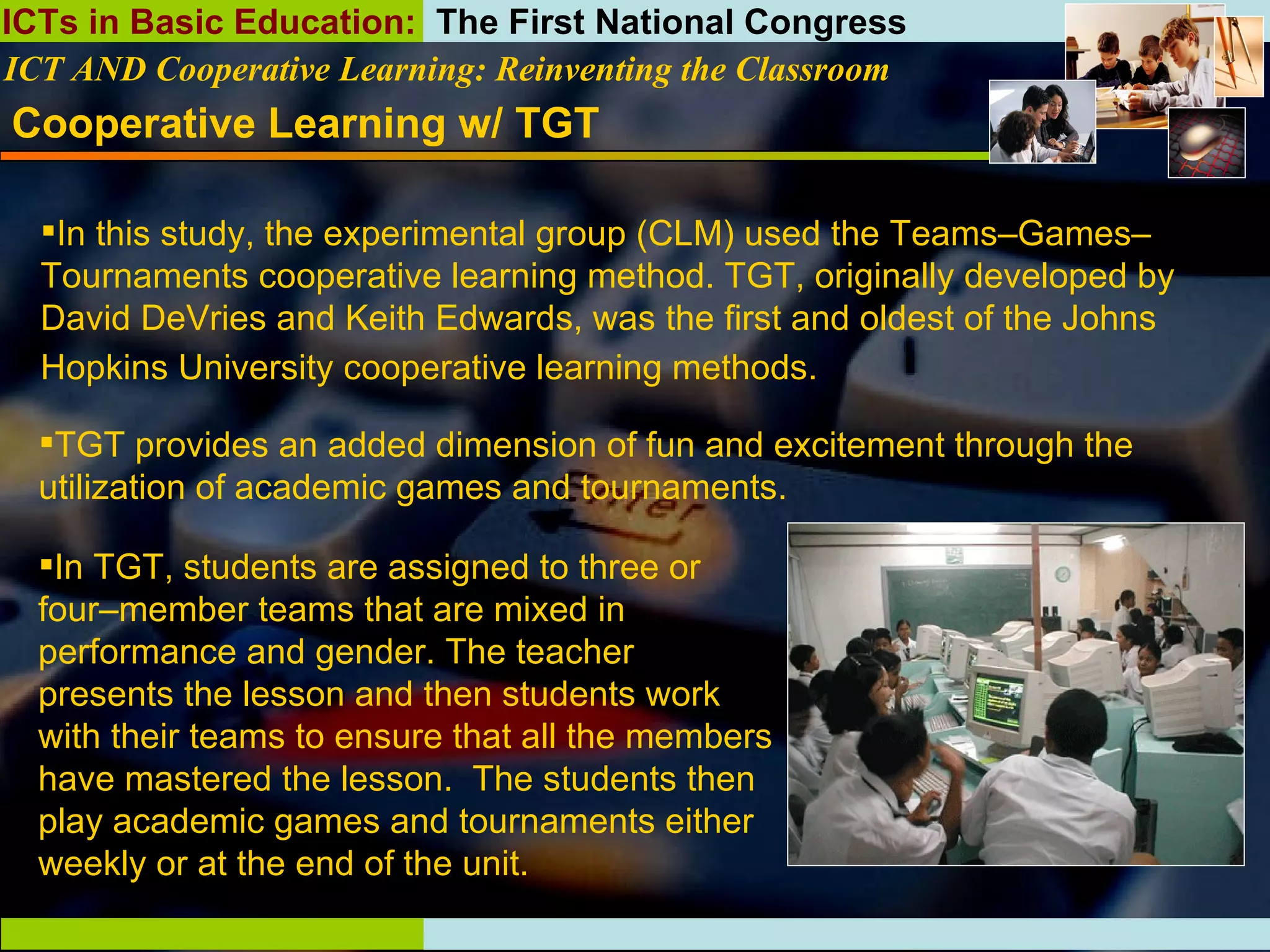 ICT and Cooperative Learning-Reinventing the Classroom | PPS ...