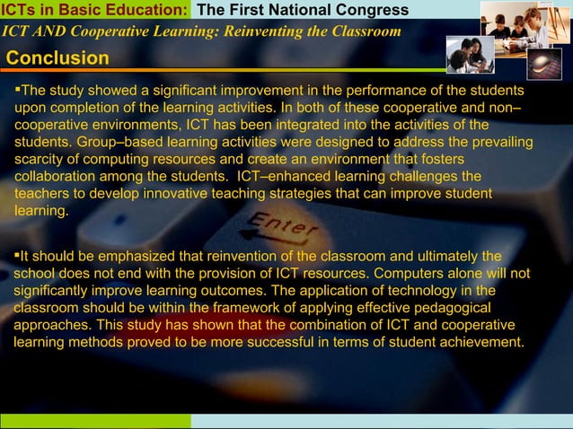 ICT and Cooperative Learning-Reinventing the Classroom | PPT ICT and Cooperative Learning-Reinventing the Classroom | PPT